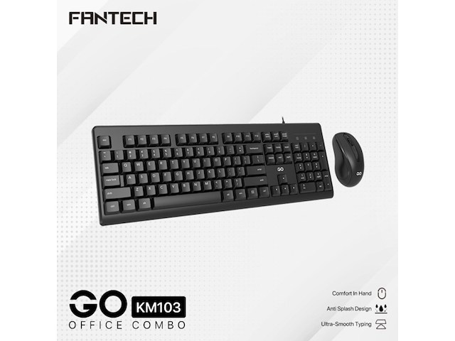 Combo mis i tastatura Fantech GO KM-103 crni