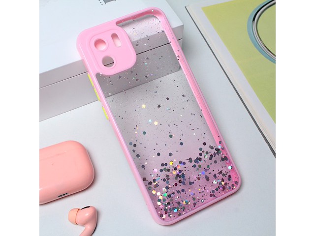 Torbica Frame Glitter za Xiaomi Redmi A1/A2 roze