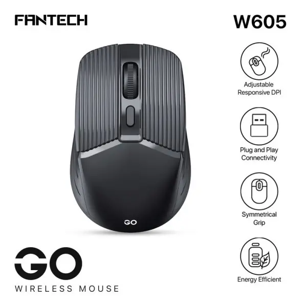 Miš Wireless Fantech W605 GO crni