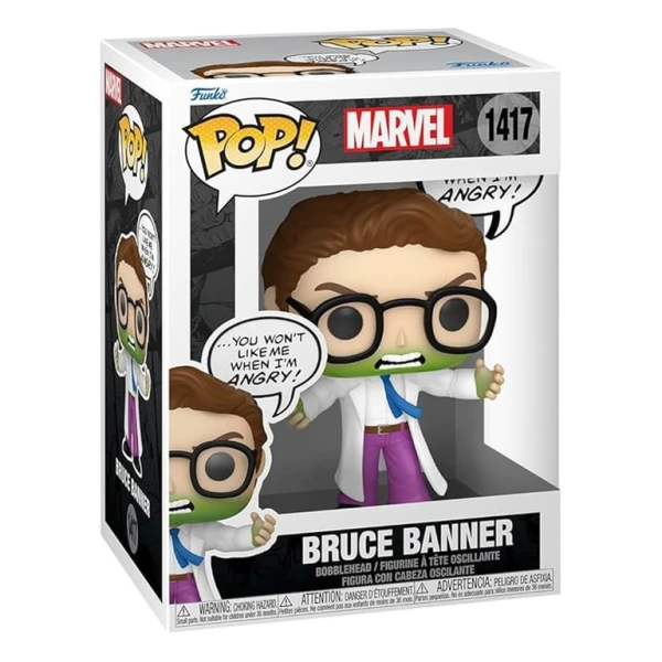 Funko POP! Marvel: Bruce Banner (Don\'t Make Me Angry)