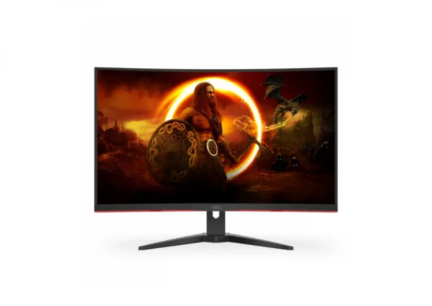 Monitor AOC C32G2ZE/BK 31.5"/VA,zakrivljen/1920x1080/240Hz/0.5ms MPRT/HDMIx2,DP/freesync/VESA/crna
