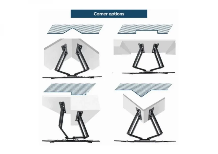 WM-75ST-02 Gembird rotate/tilt VESA max. 60x40cm 32-75 max.45kg (ugaoni)