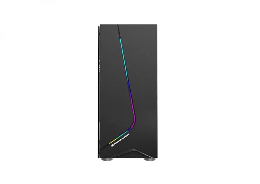 Xigmatek Eros (ATX, USB3.0x1+USB2.0x1, Rainbow LED traka na prednjoj strani , staklo sa bočne strane, ventioator sa zadnje strane