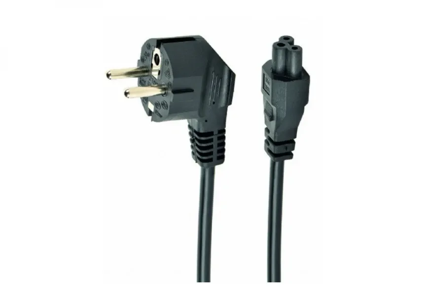 PC-186-ML12-1M Gembird Detelina napojni kabl za notebook, VDE certifikat 1m