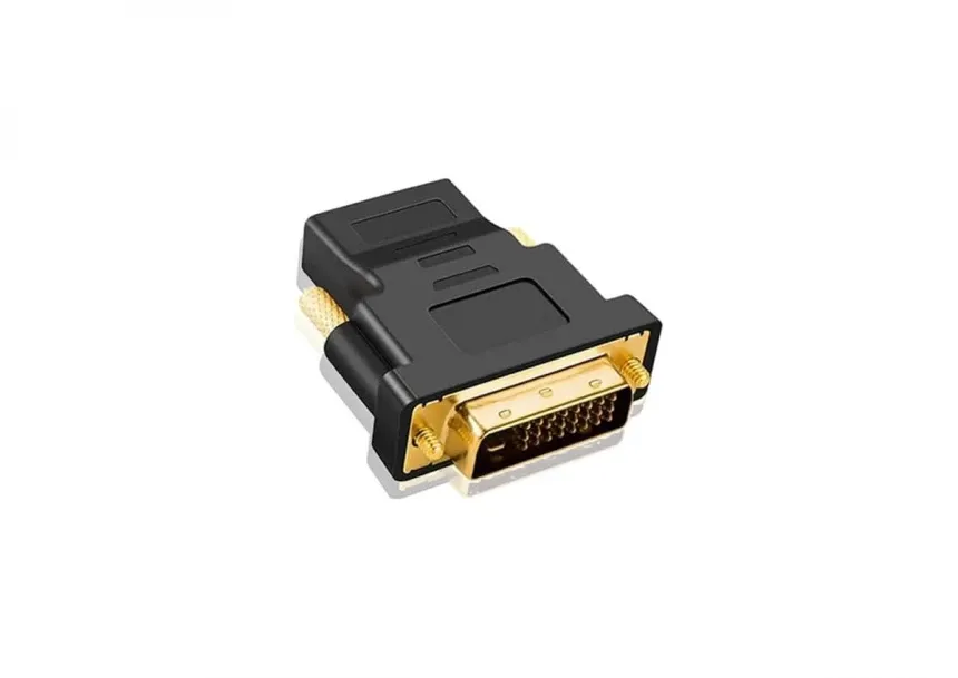 E-GREEN Adapter DVI-I (24+5) Dual Link (M) - HDMI (F) crni