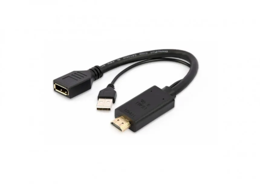 Adapter konverter HDMI M - Displayport F A-HDMIM-DPF-01