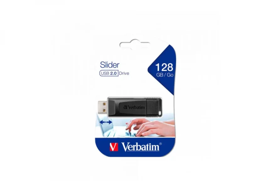 Flash USB 128GB Verbatim 2.0 Slider