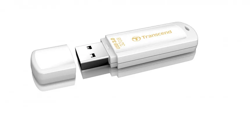 Transcend TS32GJF730 USB 32GB, JetFlash 730, USB3.1 Gen1, 70/18 MB/s, White
