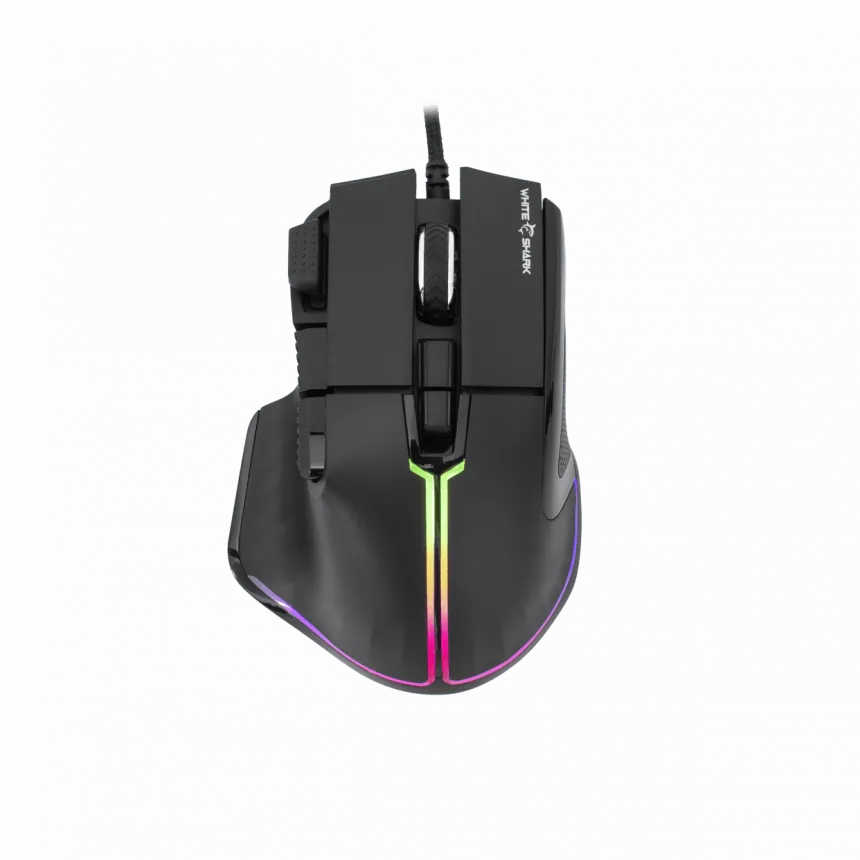 Gaming miš White Shark WS GM 9006 Marrok - Crni