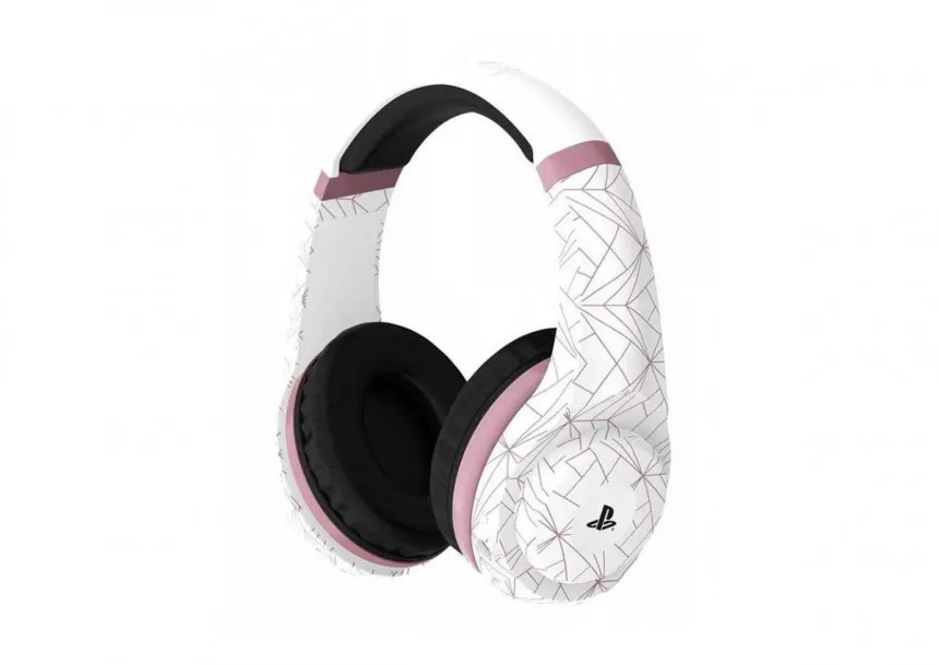 PS4 Rose Gold Edition Stereo Gaming Headset - Abstract White