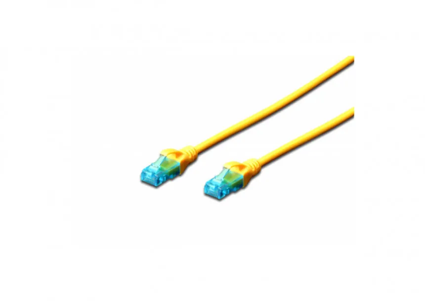 DK-1512-030/Y patchcord kabl 5e U/UTP CCA 3m žuti