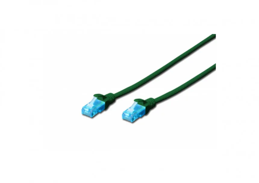 DK-1512-070/G patchcord kabl 5e U/UTP CCA 7m zeleni