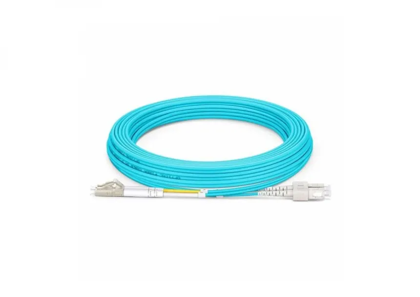 Innoptical LC/SC Fiber Optic Patch Cable,Duplex,OM3 MM 3m Aq