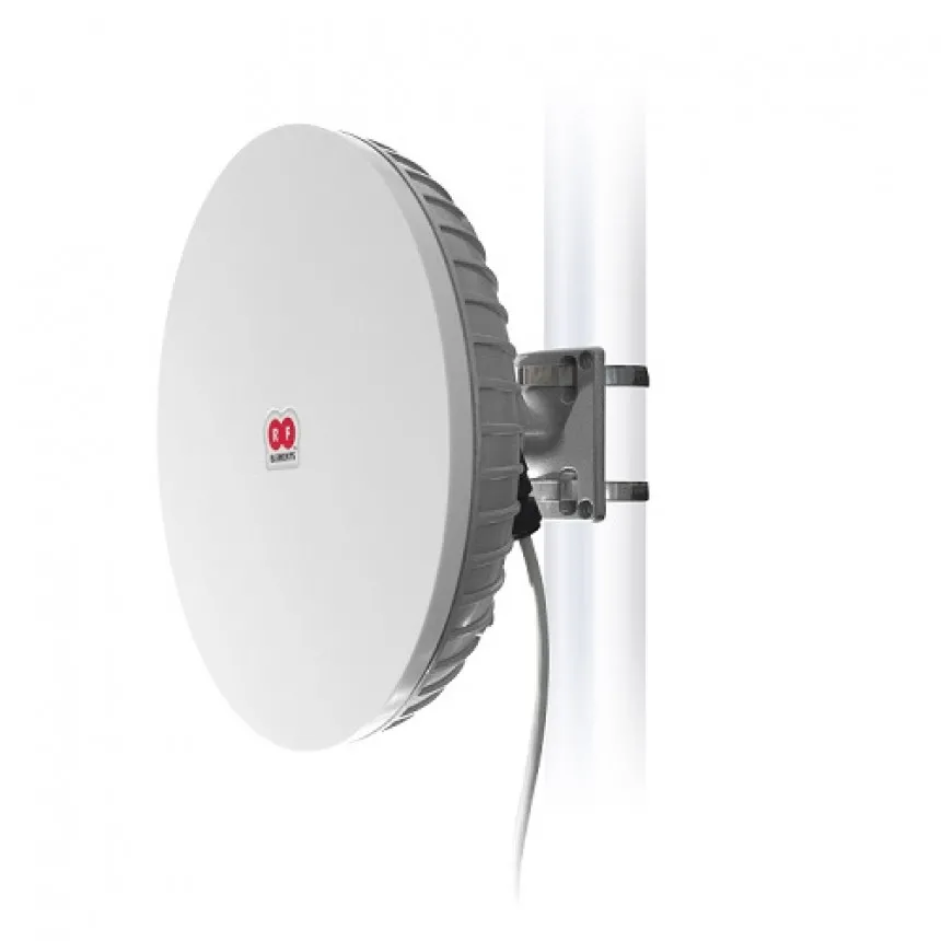 RF Elements StationBox XL CPE outdoor IP65 kućište, 18 dBi Dual polarisana H15°/V14° (-3dB) 5.45-5.85GHz antena, 2 x MMCX pigtejlovi, VSWR 1.4, dim. fi260x100mm (RB411/433/711/911/912), NanoBracke...