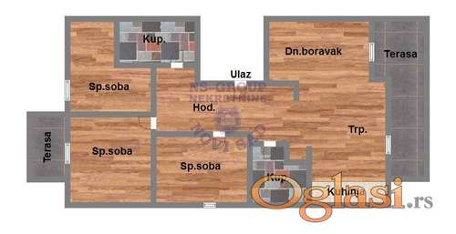 Odličan troiposoban u izgradnji, pouzdan investitor! Rok izgradnje mart 2026.
