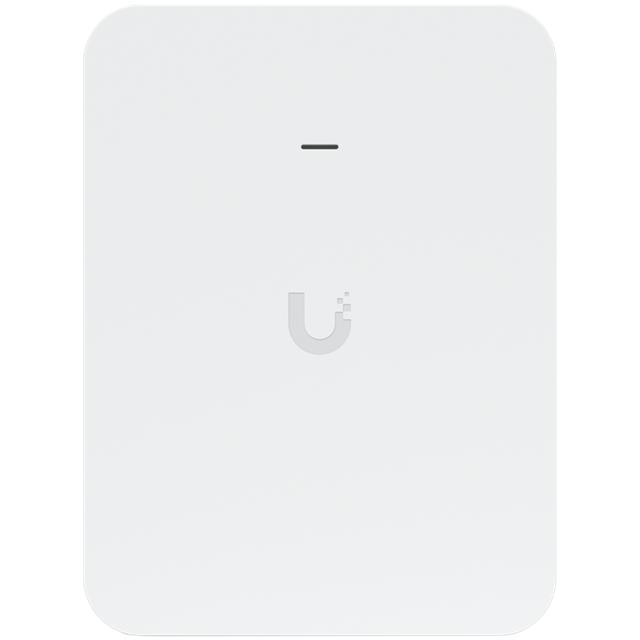 Ubiquiti U7-Pro-Wall mounted WiFi 7 AP with 6 spatial streams and 6 GHz support tailored for home builders with seamless installation options