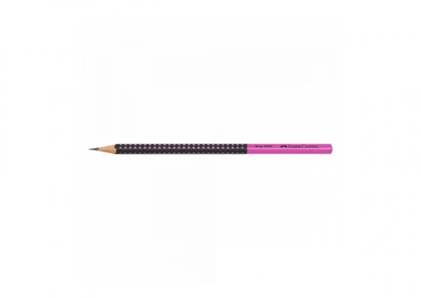 Grafitna olovka Faber Castel GRIP B Two Tone 517011 crna-pink