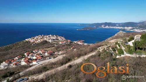 Zemljište s pogledom na more - za izgradnju 7 vila -- 140 eura/m2