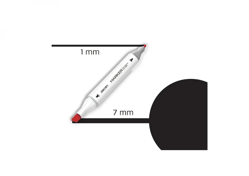 MARKER SKETCH DELI 120 CRNA 70801A-120