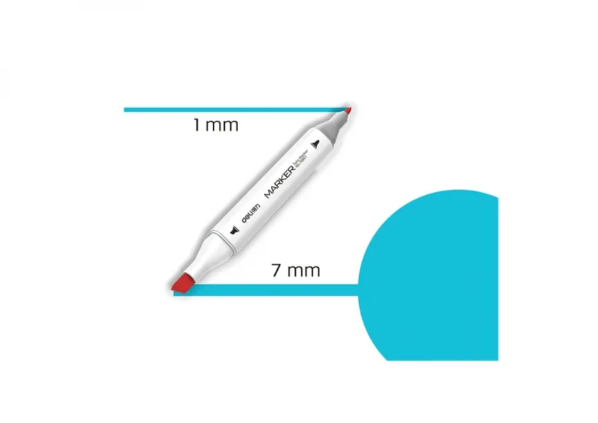 MARKER SKETCH DELI 66 BEBI PLAVA 70801A-66