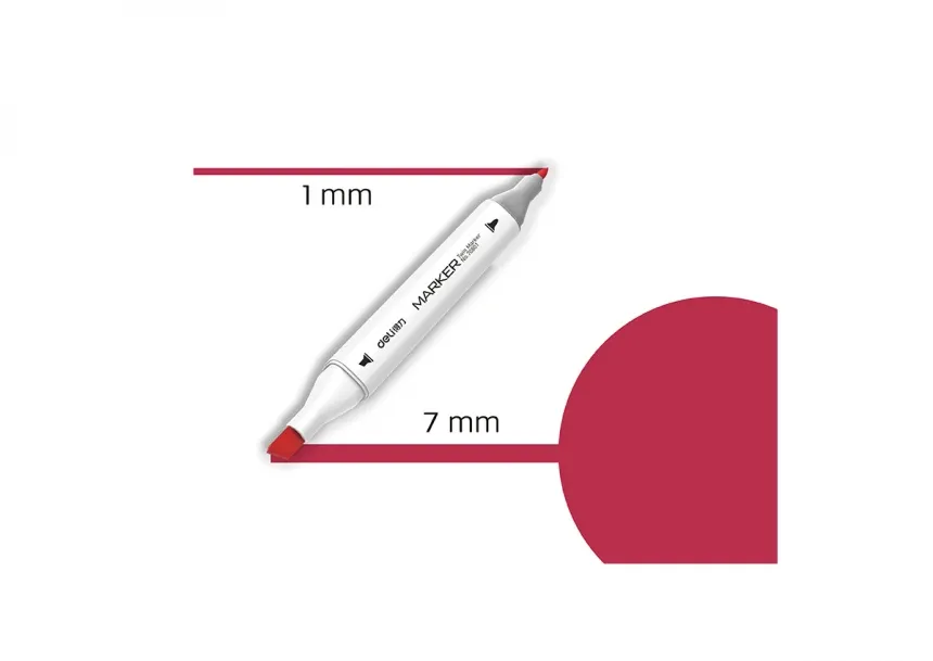 MARKER SKETCH DELI 4 JARKO CRVENA 70801A-4