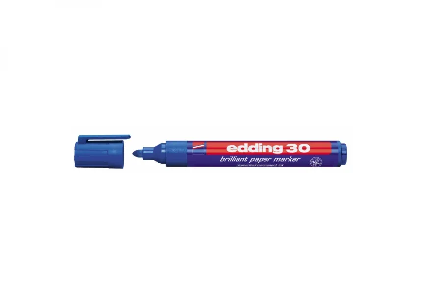 Pigmentni marker E-30 1,5-3mm Edding plava