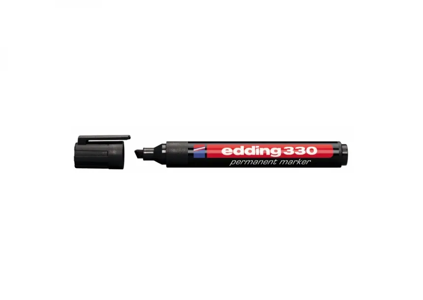 Marker permanent 330 1-5mm, kosi vrh Edding crna