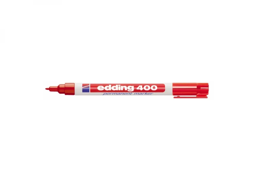 Marker permanent E-400 1mm Edding crvena