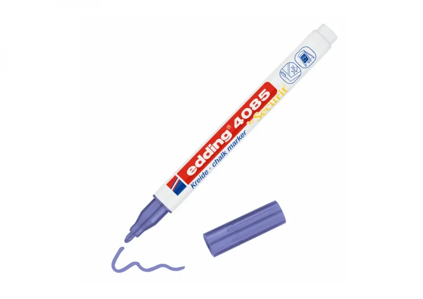 Marker za staklo CHALK MARKER E-4085 1-2mm metalik Edding ljubičasta