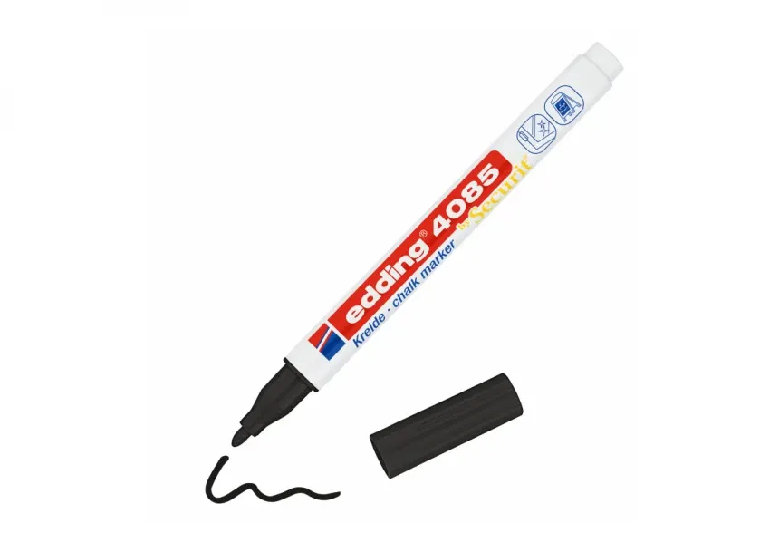 Marker za staklo CHALK MARKER E-4085 1-2mm standard Edding crna