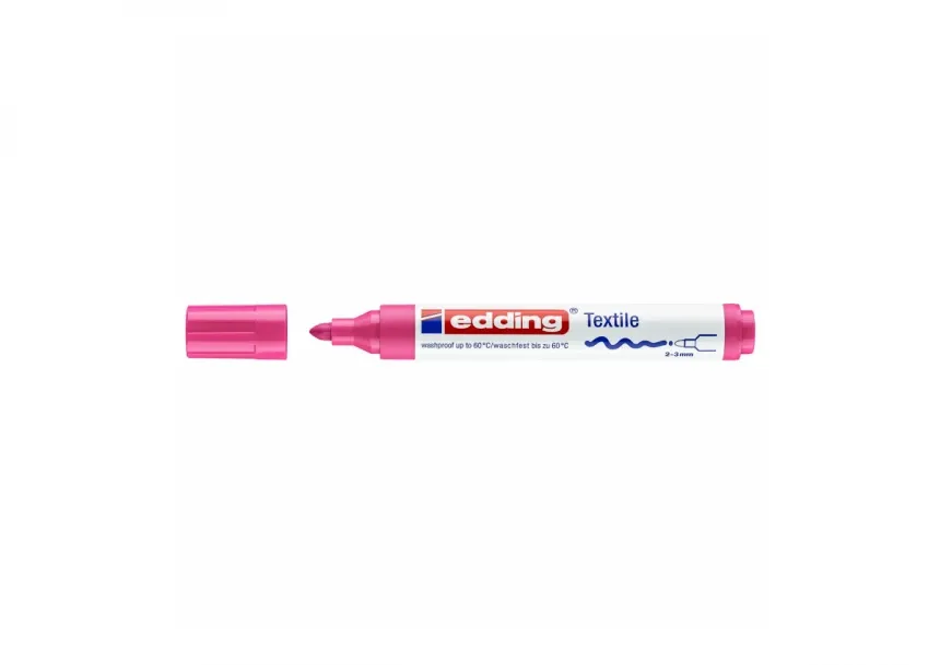 Vodootporni marker T-SHIRT E-4500 2-3mm Edding neon roze