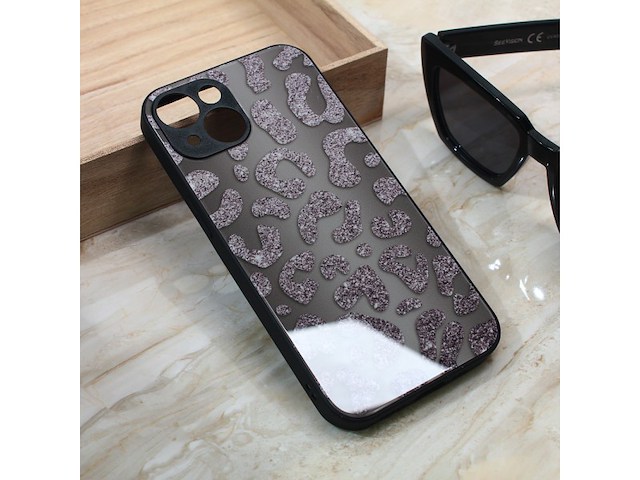 Torbica Shiny glass za iPhone 15 6.1 siva