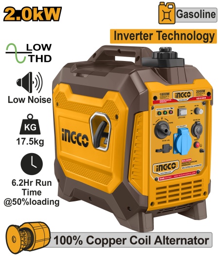 Ingco gei23006 inverter generator 2kw super ingco ( GEI23006 )