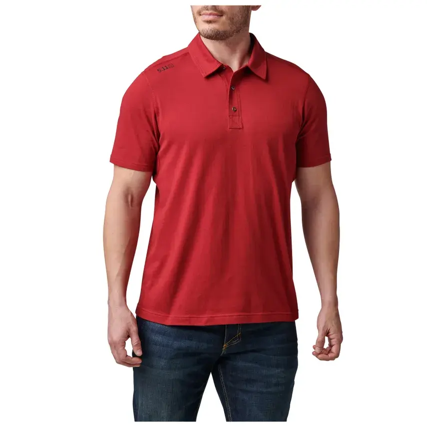 5.11 Muška polo majica Archer, Crvena