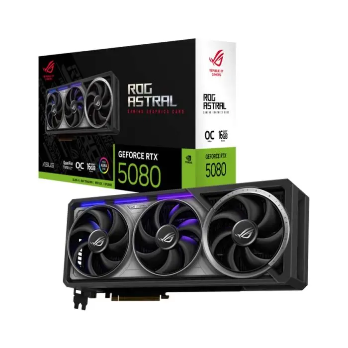 Asus Grafička kartica nVidia GeForce ROG ASTRAL RTX5080, 16GB, 360W