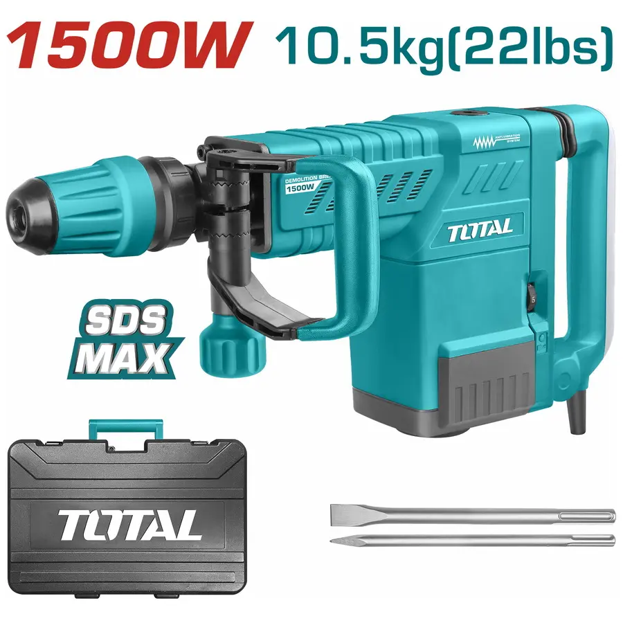 Total Elektro-pneumatska štemarica TH215002, 1500W