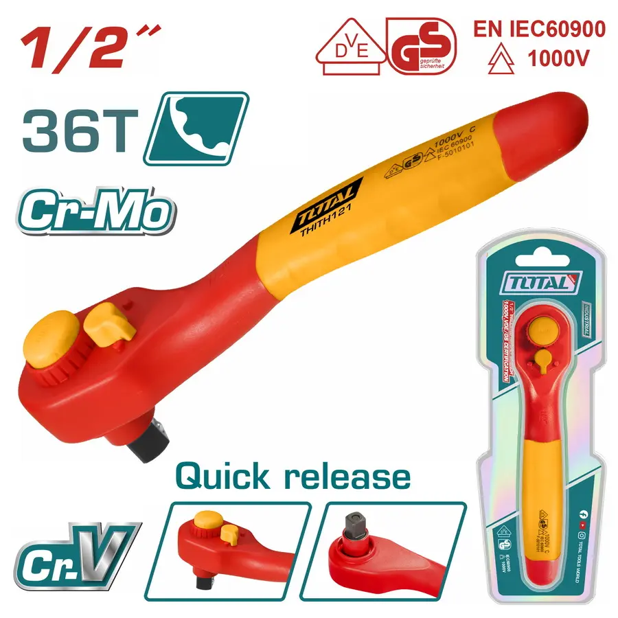 Total Izolovana čegrtaljka THIRTH121, 1/2"
