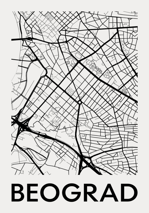 Beograd - Mapa