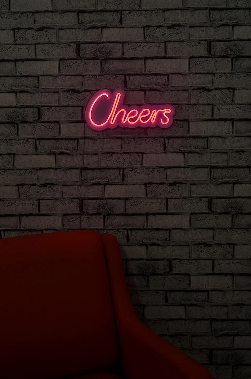 Wallity Zidna LED dekoracija Cheers, IP67, 375 cm, 12V, 40000, Roze