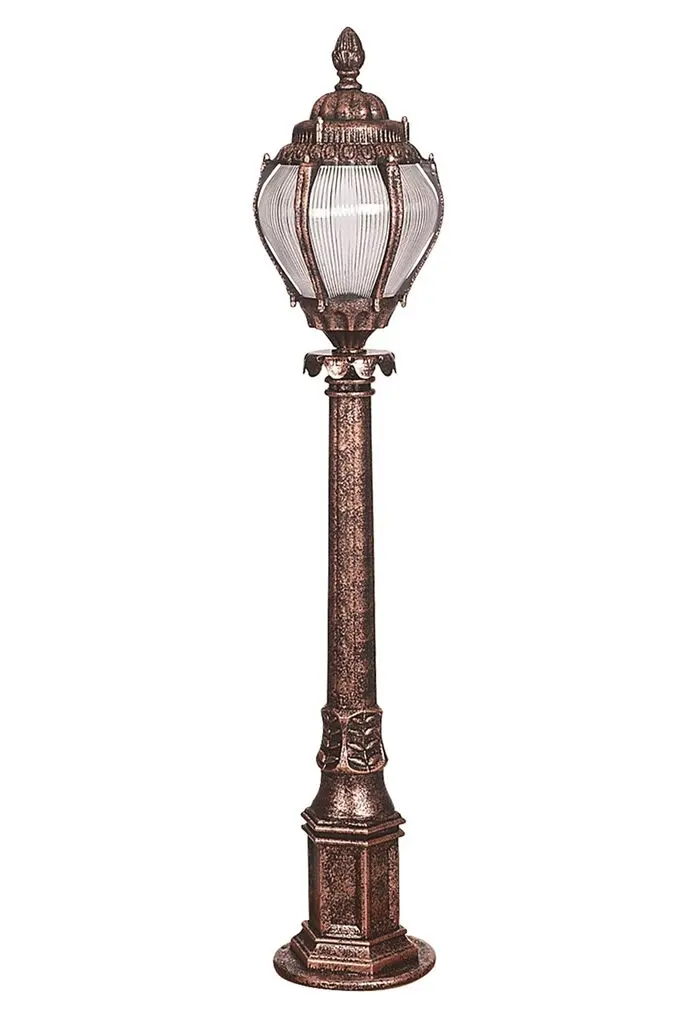 Opviq Spoljna lampa BSU-68202-BKR-B, 95 cm, Podna, E27, 60W, IP65, Braon
