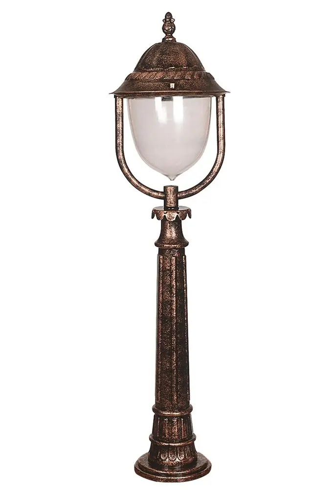 Opviq Spoljna lampa BSU-68212-BKR-M1-B, 115 cm, Podna, IP65, E27, 60W, Braon