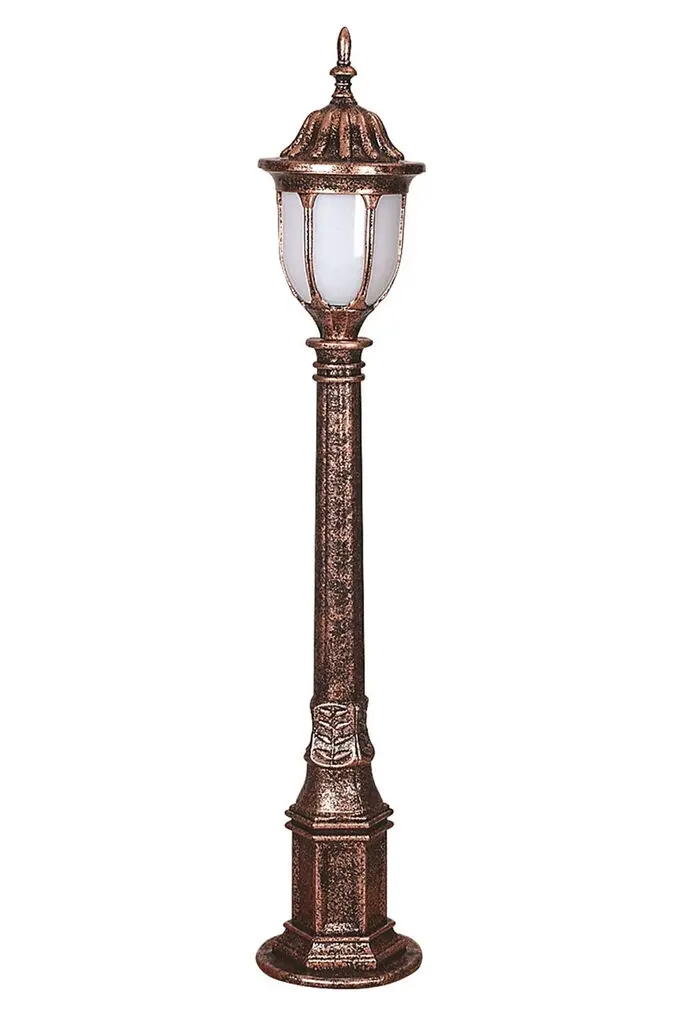 Opviq Spoljna lampa BSU-68178-BKR-B, 95 cm, Podna, IP65, E27, 60W, Braon