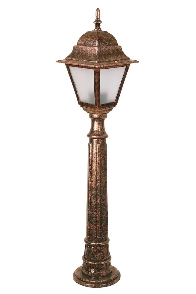 Opviq Spoljna lampa BSU-68179-BKR-B, 90 cm, Podna, IP65, E27, 60W, Braon