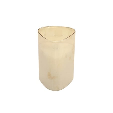 Dekordom Led candle prism - 15cm - gold - n53 ( 025062 )