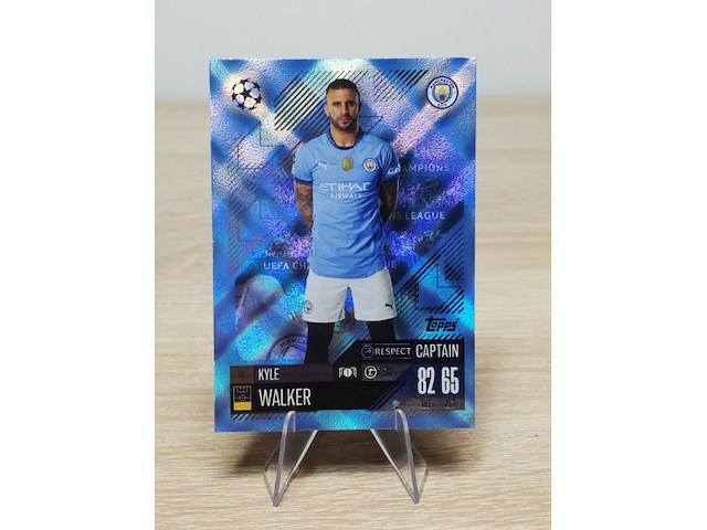 Match Attax 2024/25 16 Blue Crystal Parallel Walker