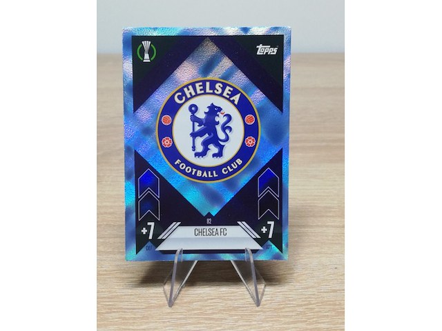 Match Attax 2024/25 82 Blue Crystal Parallel Chelsea