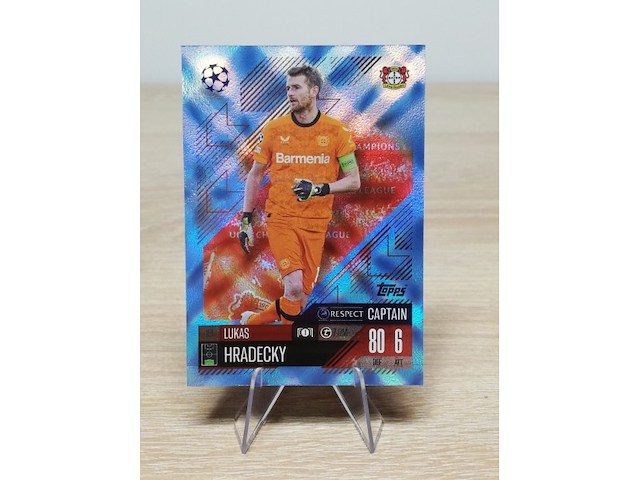 Match Attax 2024/25 191 Blue Crystal Parallel Hradecky