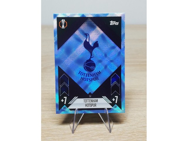 Match Attax 2024/25 64 Blue Crystal Parallel Tottenham