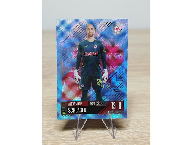 Match Attax 2024/25 389 Blue Crystal Parallel Schlager