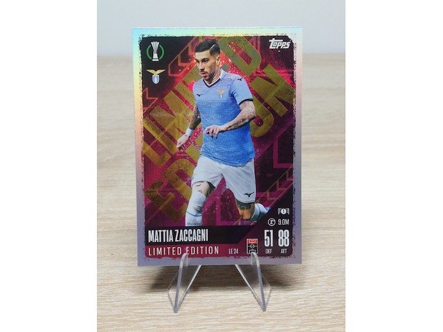 Match Attax 2024/25 Limited Edition LE24 Zaccagni